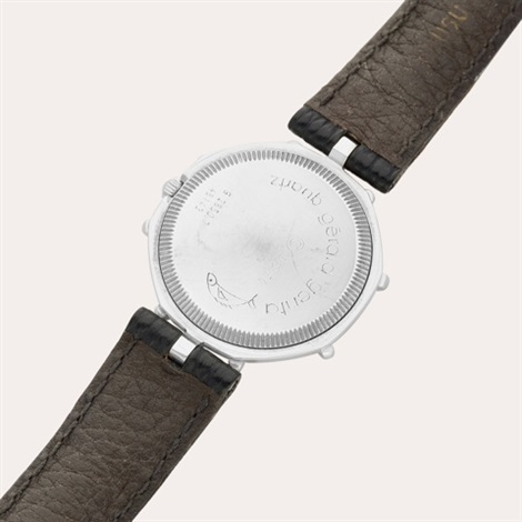 Gérald Genta Fantasy Retro Mickey Mouse, Reference G2850.7 A stainless steel wristwatch with ...